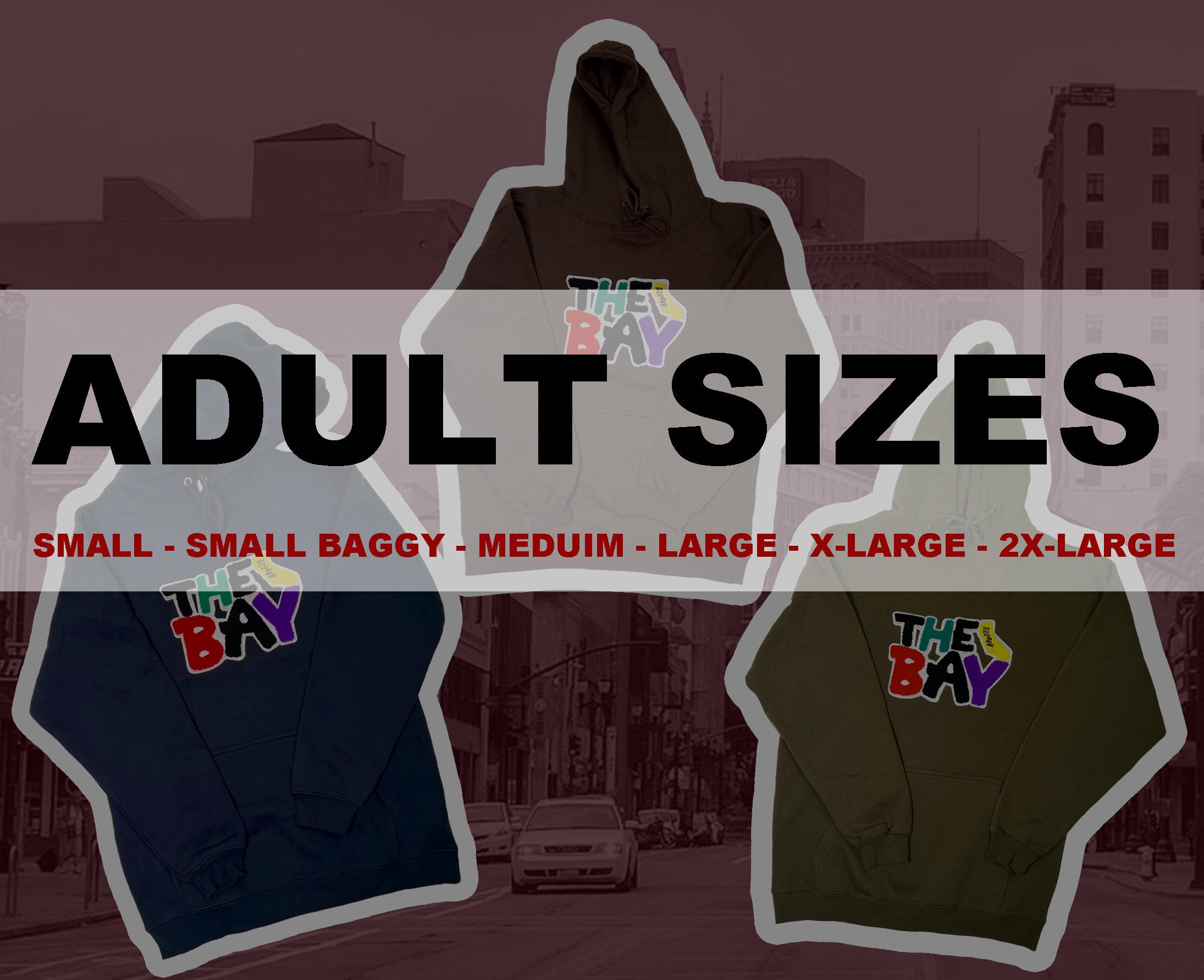 Hoodies (Adult Sizes) – The Bay Hoodie